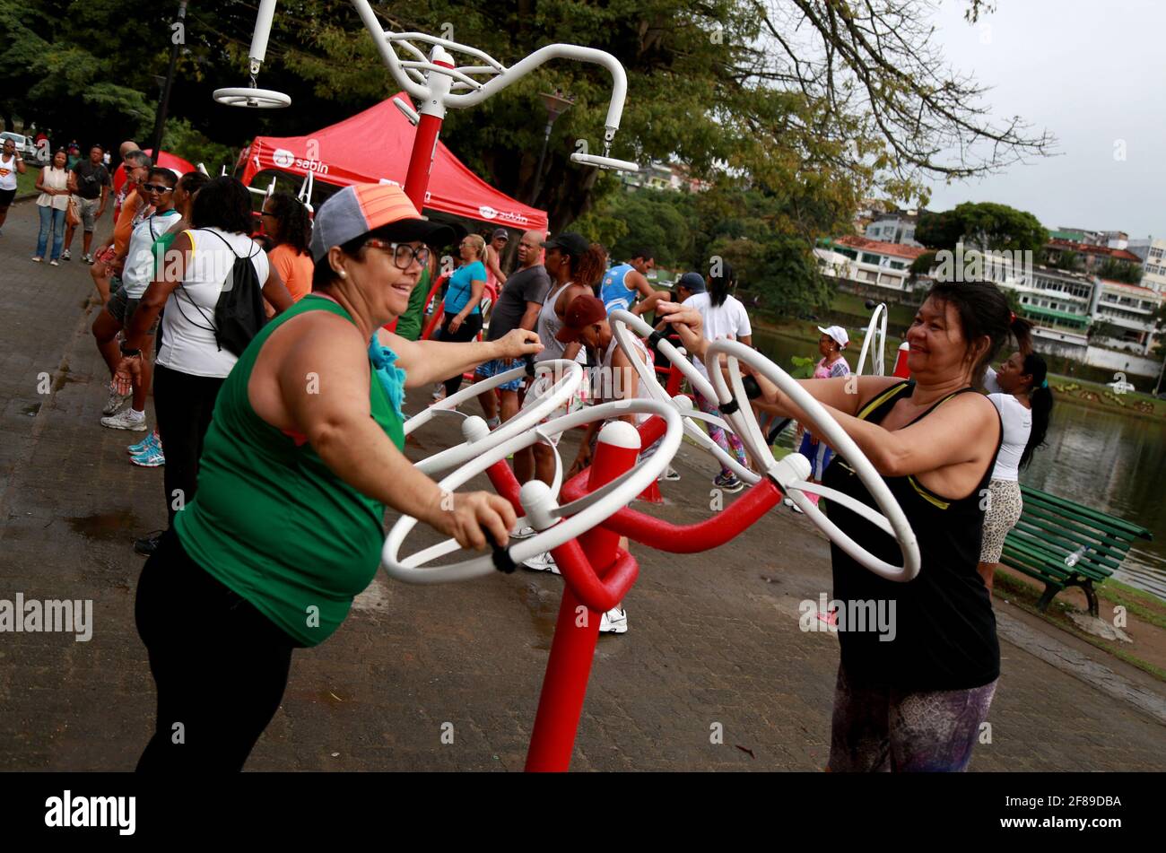 salvador, bahia / brazil - september 1, 2015: people are seen ...