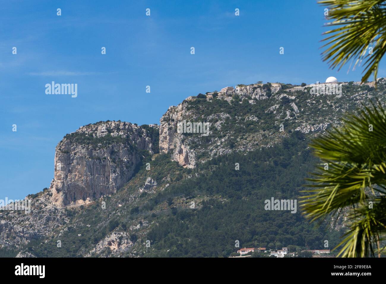 Mountains and hills above Monaco Stock Photo - Alamy
