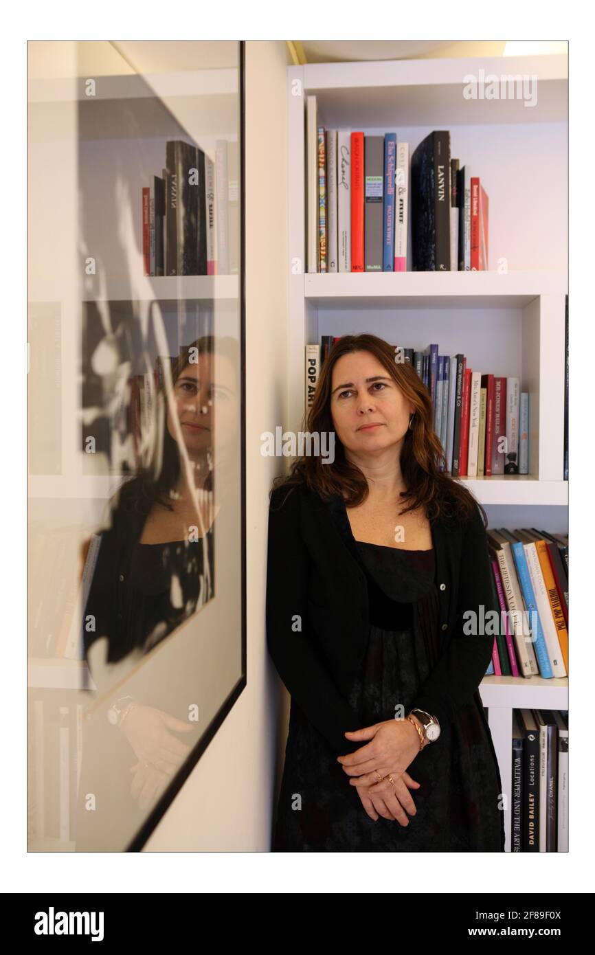 Alexandra Shulman... Editor of Vogue mag. pic David Sandison Stock ...