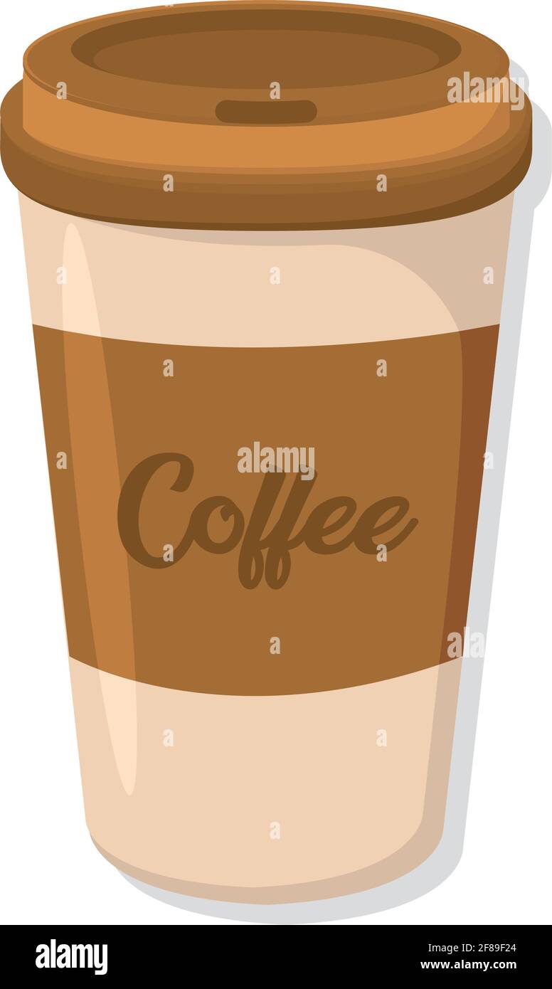 Recyclable coffee cup Stock Vector Images - Alamy