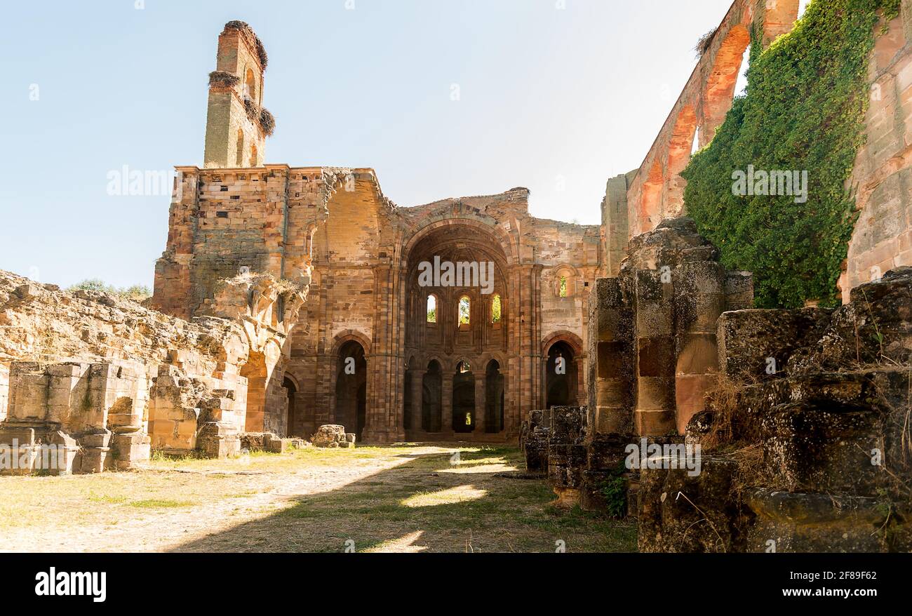 Moreruela Abbey. Ruins of the 12th century Cistercian monastery of ...