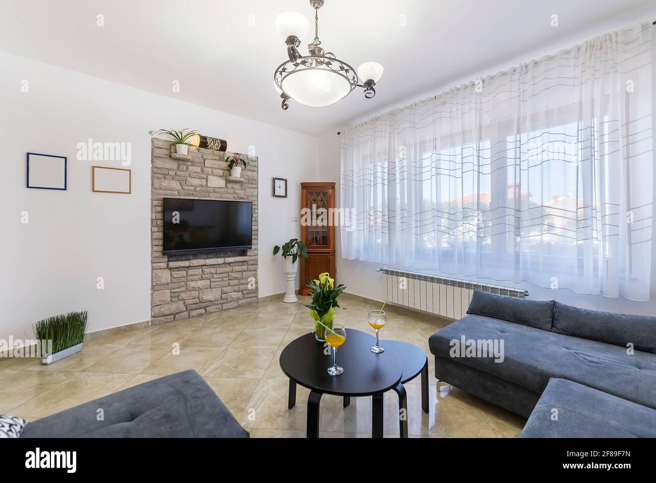 modern interior of the living room Stock Photo - Alamy