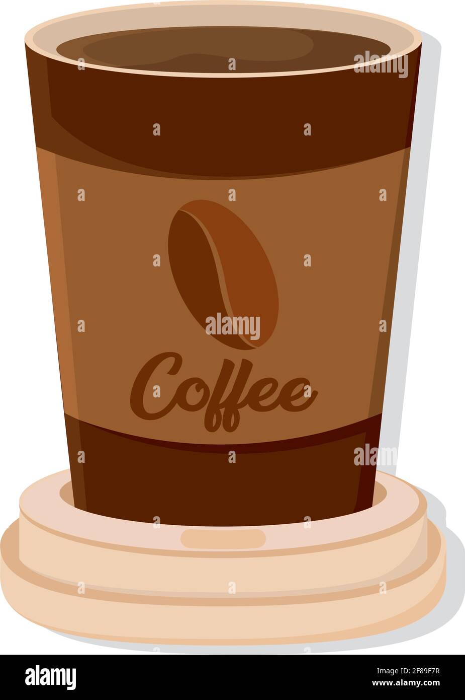 Recyclable coffee cup Stock Vector Images - Alamy