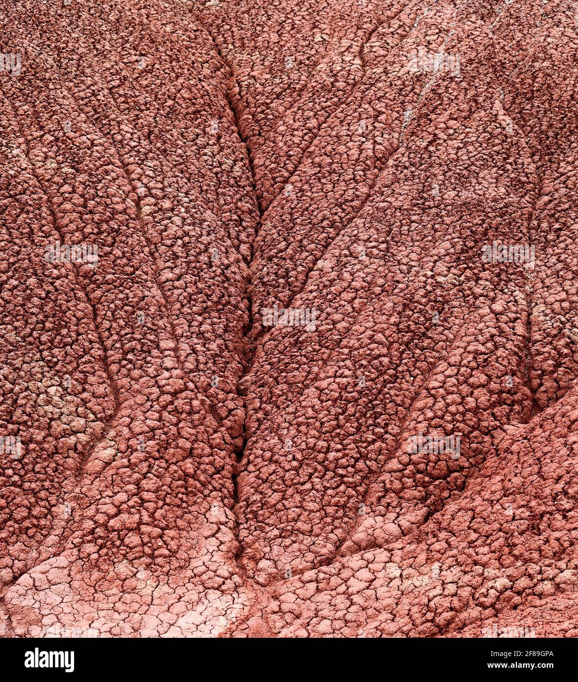 Dry Cracked Red Colored Soil Stock Photo - Alamy