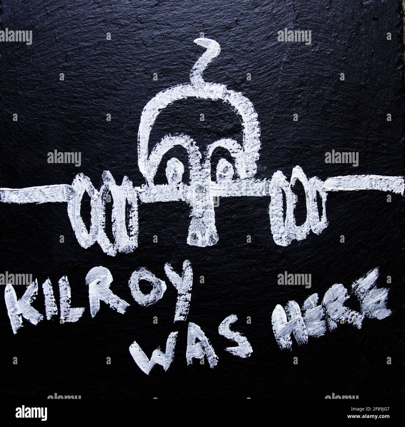 Kilroy was here hi-res stock photography and images - Alamy