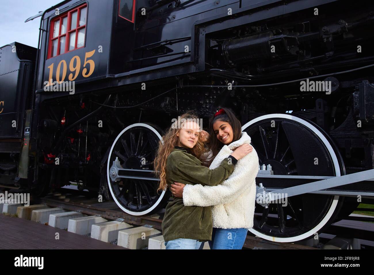 Two girls best friends since kindergarten, reuniting and having a fun ...