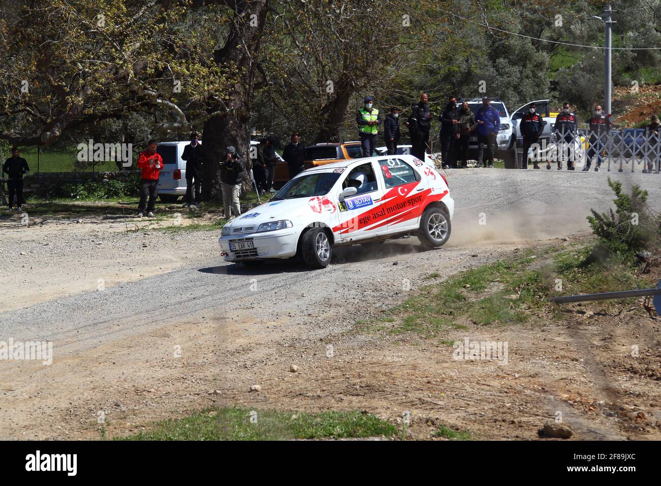 Bodrum, Turkey. 11 April 2021: The first race of the Turkiye Otomobil ...