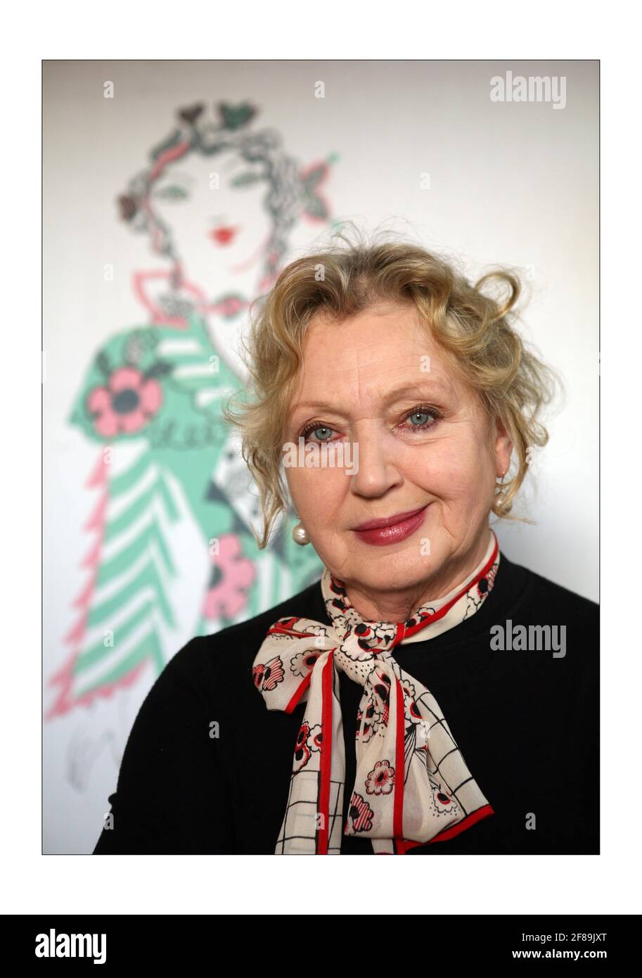 Celia Birtwell at her home in West London. Photograph by David Sandison ...