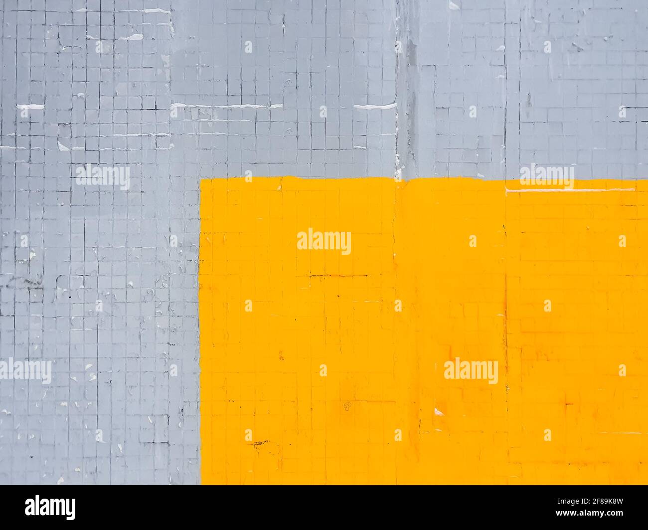 Colored duotone brick wall with trendy pantone colors of 2021 ...