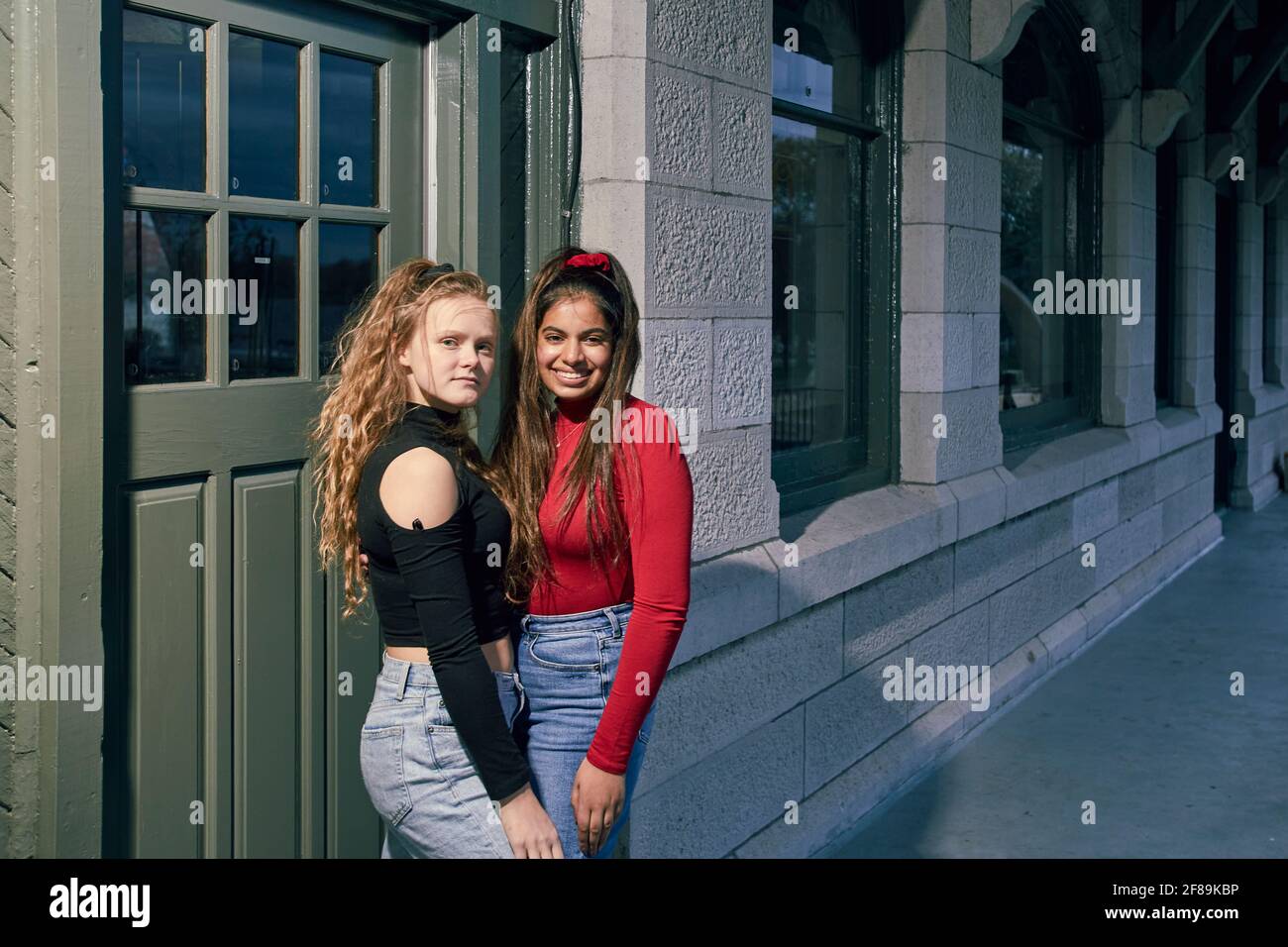 Two girls best friends since kindergarten, reuniting and having a fun ...