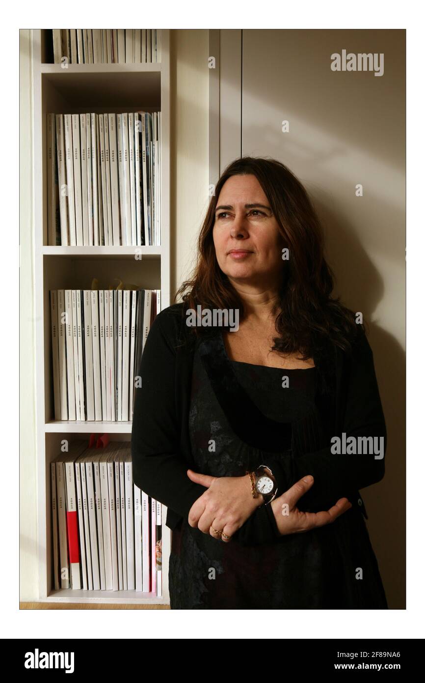 Alexandra Shulman... Editor of Vogue mag. pic David Sandison Stock ...