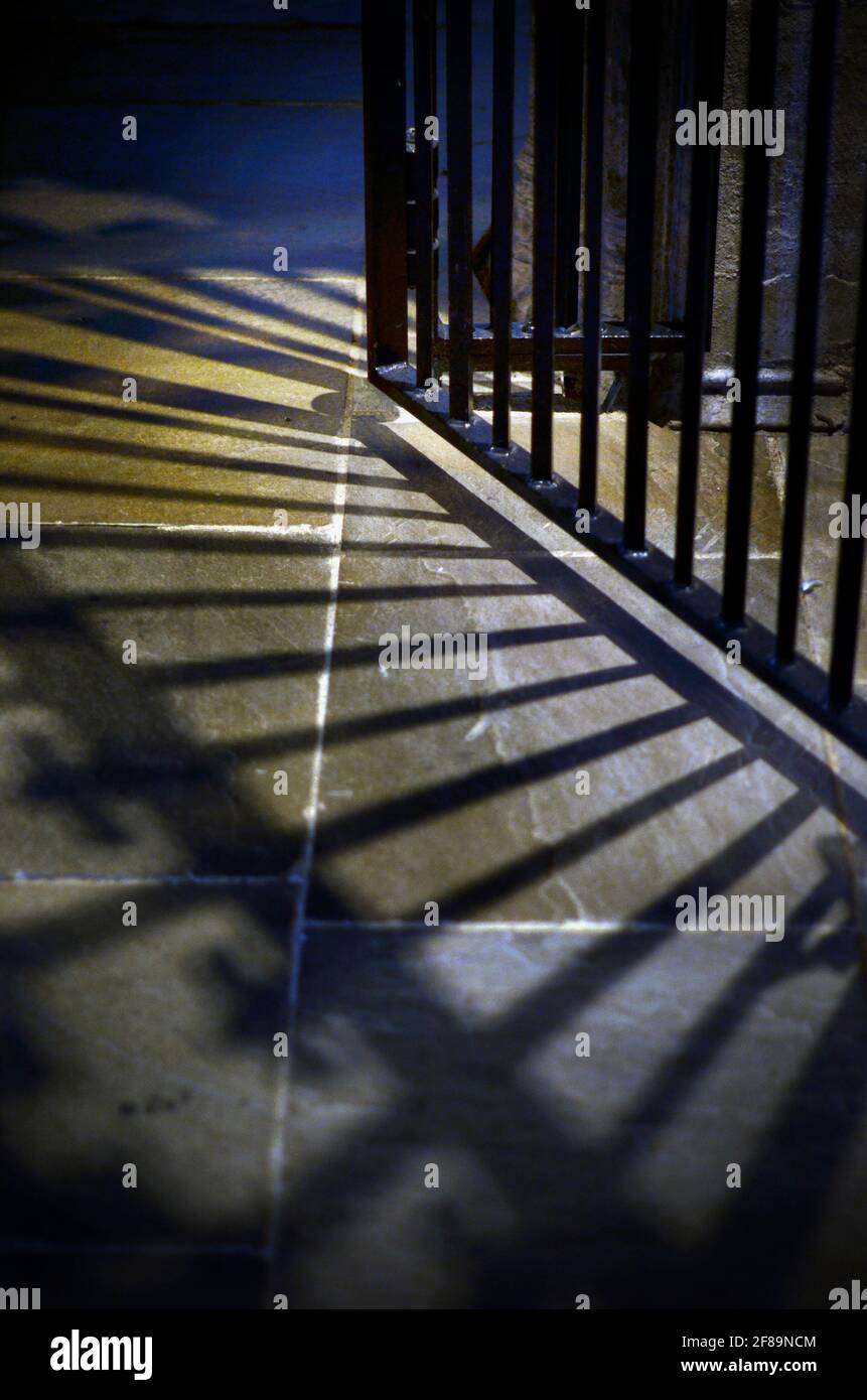 iron gate in cathedral Stock Photo - Alamy
