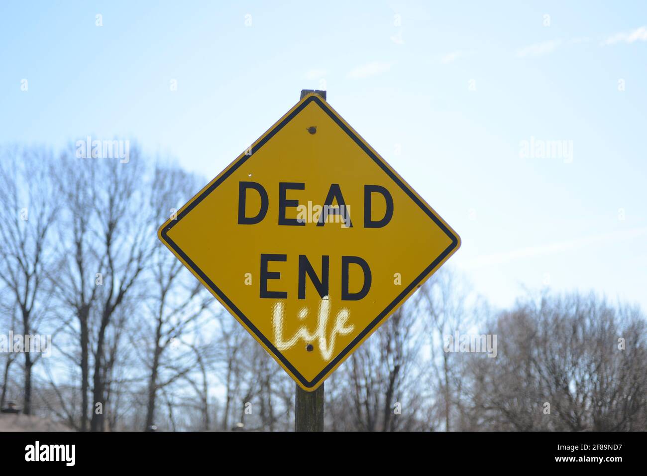 Dead End Life Stock Photo - Alamy