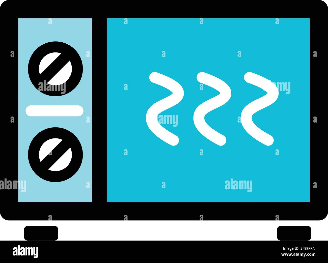 Microwave color vector icon. Different electric icons. Different symbol ...