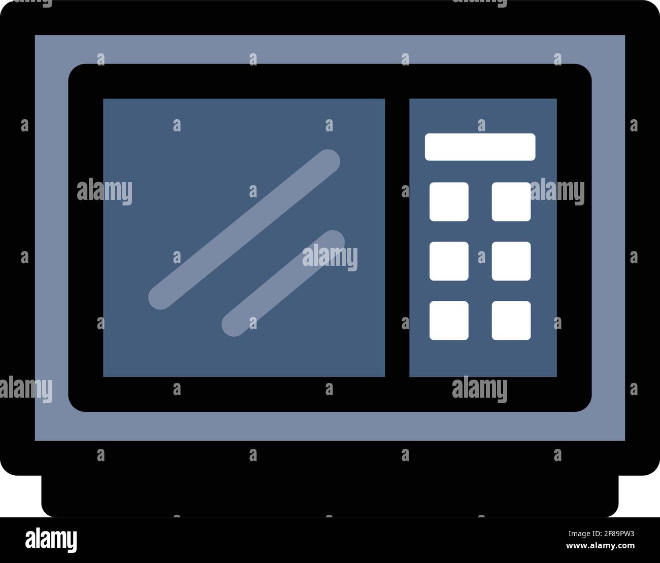 Microwave color vector icon. Different electric icons. Different symbol ...