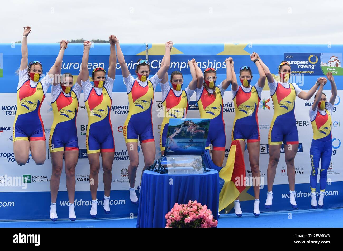 Varese, Italy. 11th Apr, 2021. Maria-Magdalena Rusu, Viviana-Iuliana ...