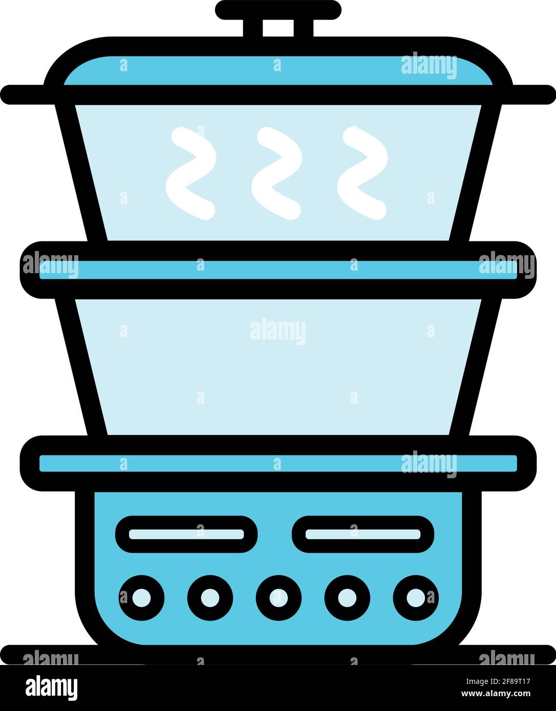 Steamer simple color icon. Vector steamer icons on white background Stock Vector Image & Art - Alamy