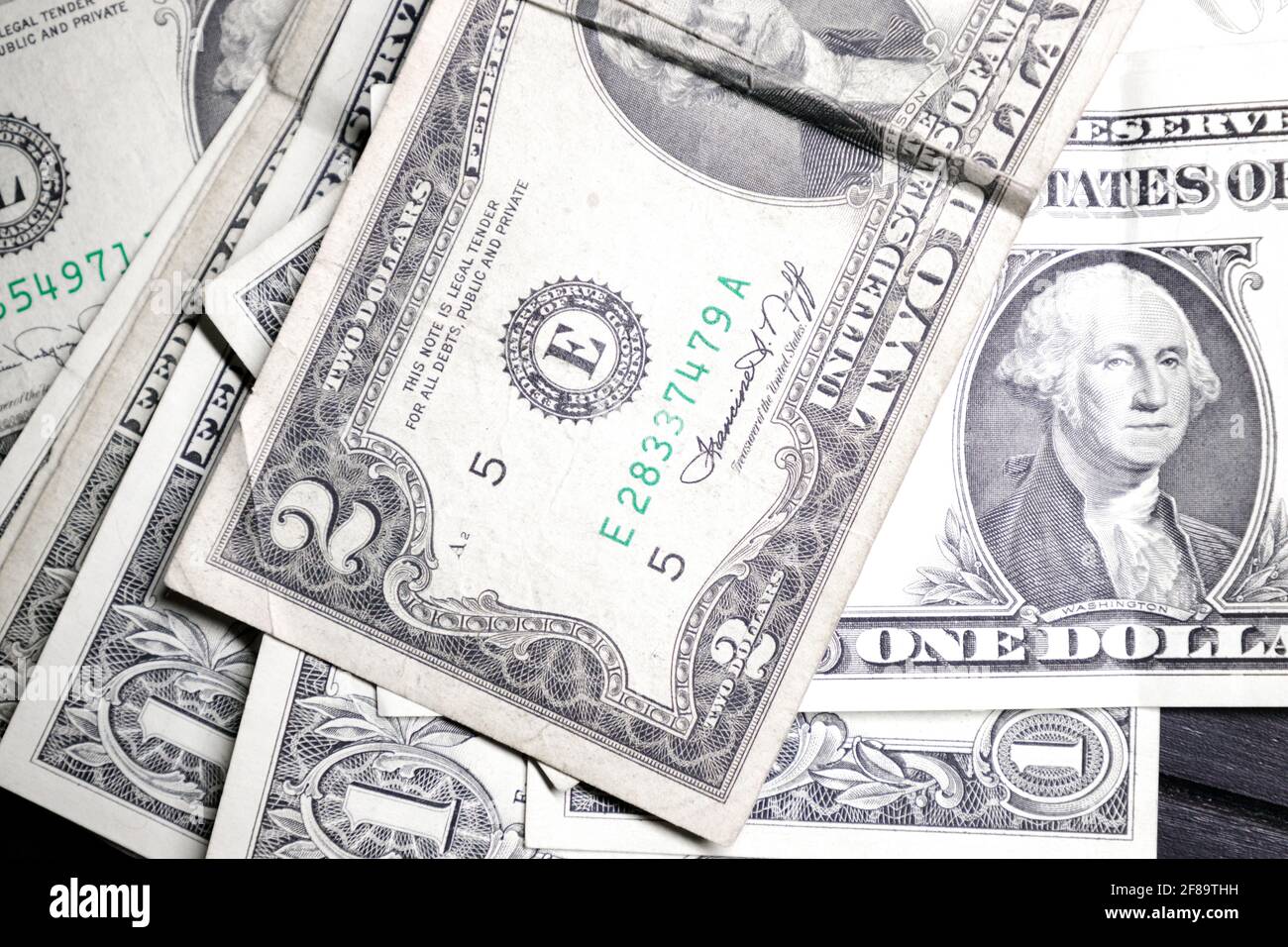 old U.S. dollar currency banknotes out of circulation Stock Photo - Alamy