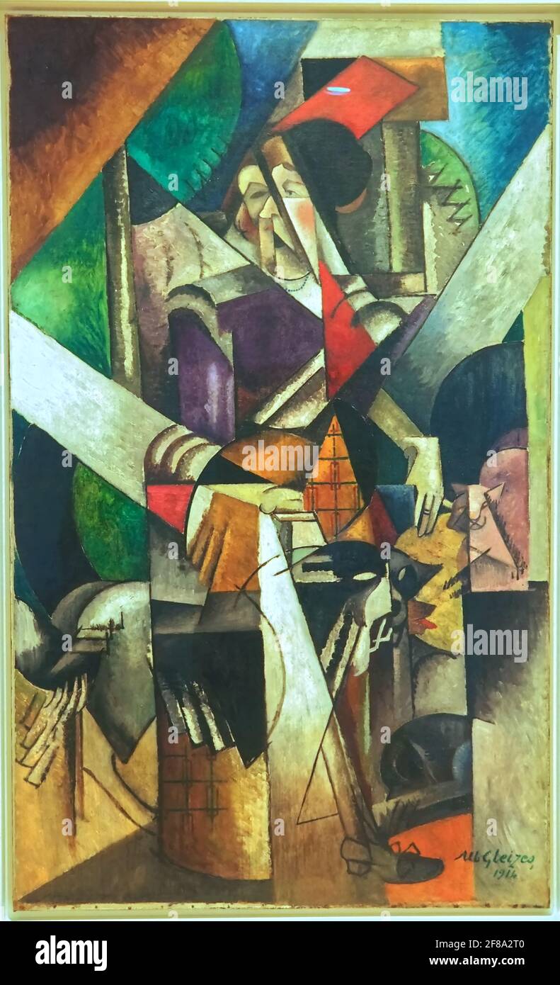 Art of Albert Gleizes names Woman with Animals seen in the peggy ...