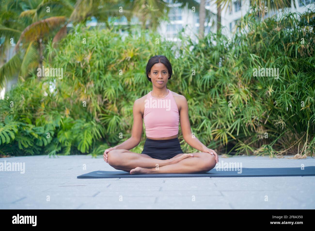 African american female fitness model hi-res stock photography and ...