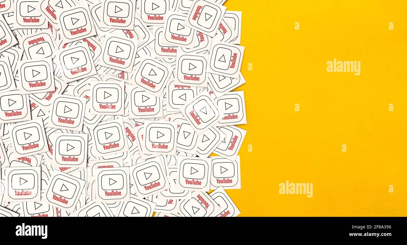 Youtube, Social Media Background Design Stock Photo - Alamy