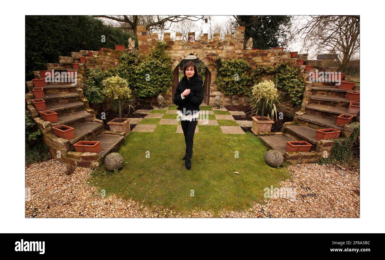 Sina Capaldo in her home in Hertfordshire. photograph by David Sandison ...