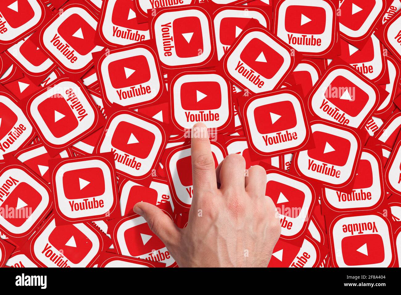Youtube, Social Media Background Design Stock Photo - Alamy