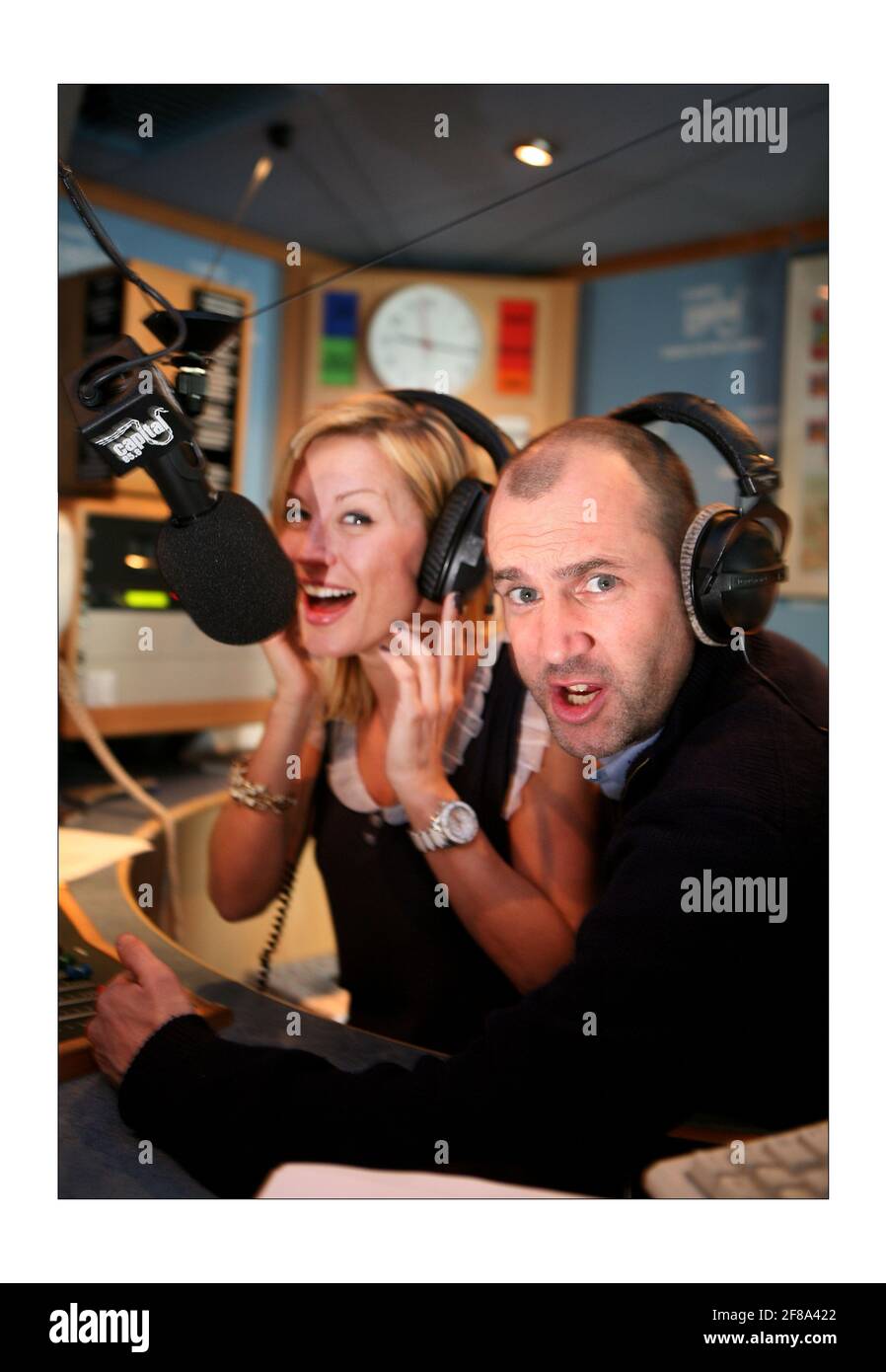 Capital radio breakfast show with Johnny Vaghn and Denise van Outen ...