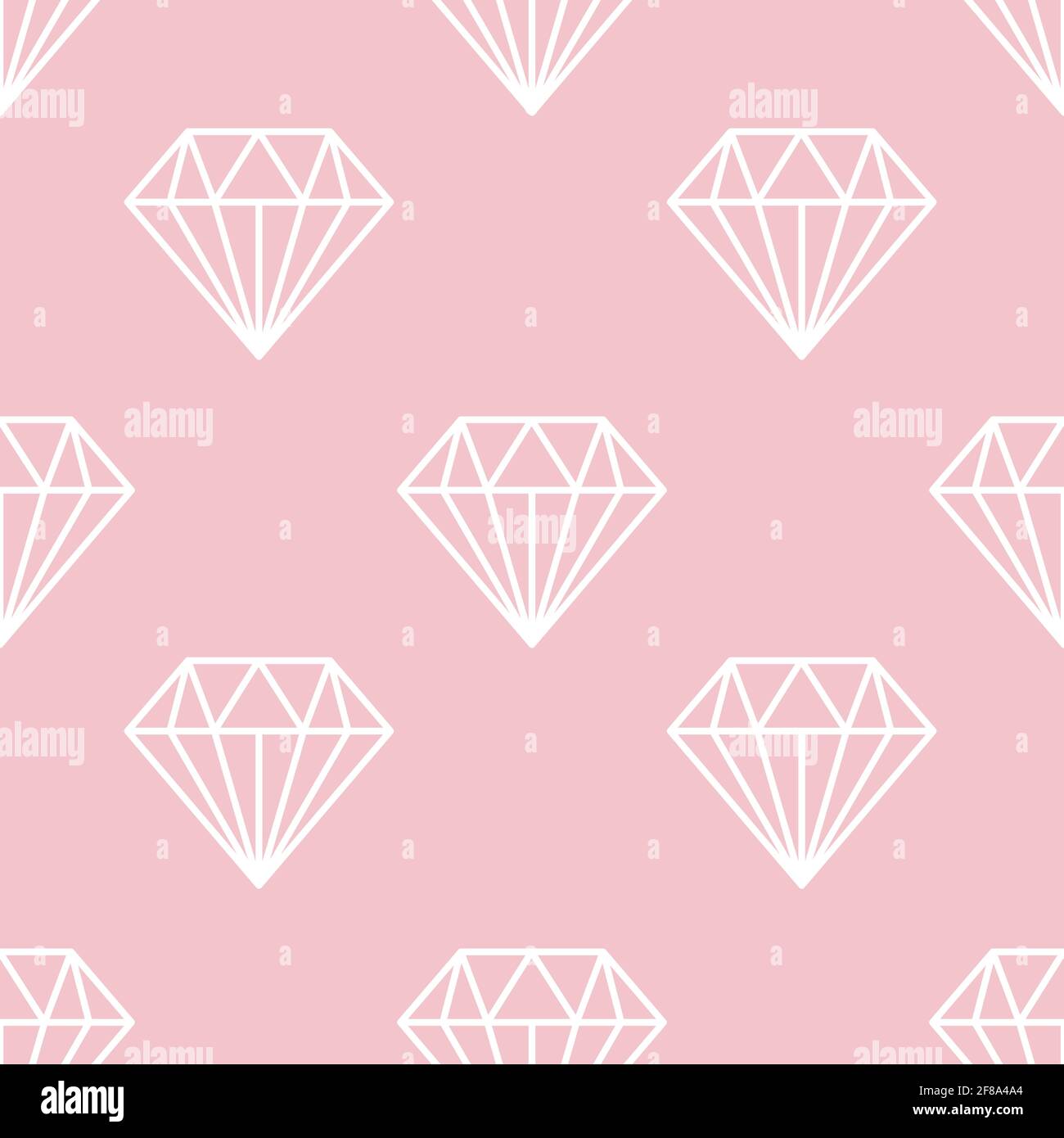Diamond seamless pattern Vector illustration Stock Vector Image & Art ...
