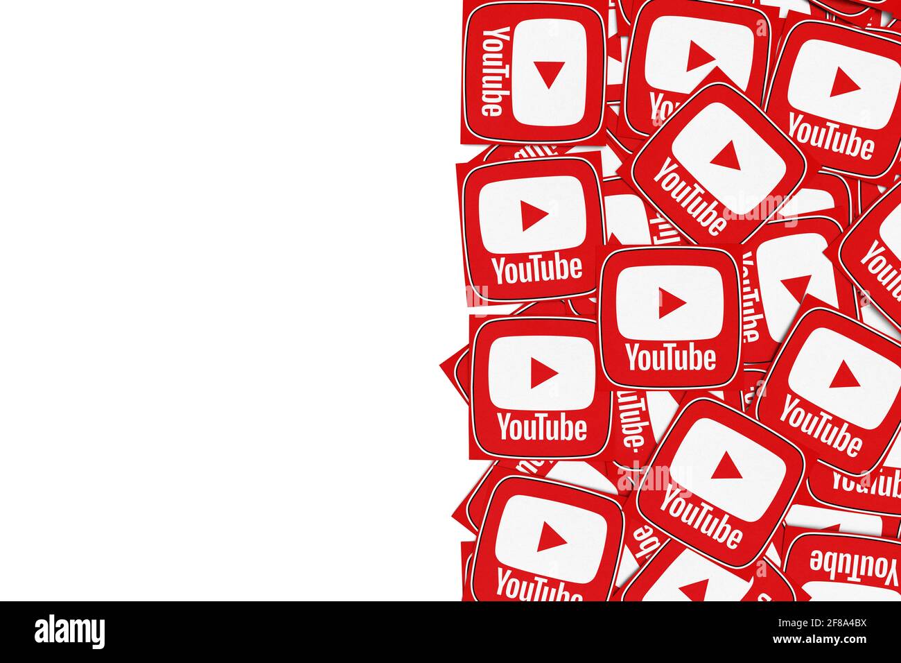 Youtube, Social Media Background Design Stock Photo - Alamy
