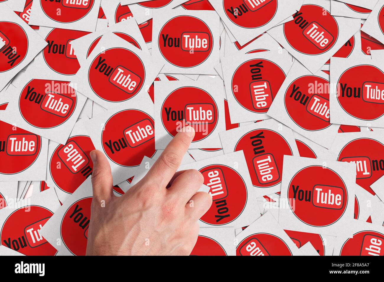 Youtube, Social Media Background Design Stock Photo - Alamy