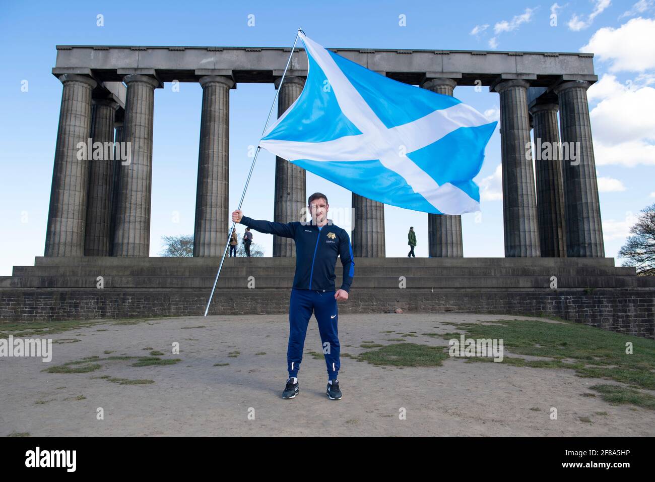 Edinburgh, Scotland, UK. 12th Apr, 2021. PICTURED: Alex Arthur MBE ...