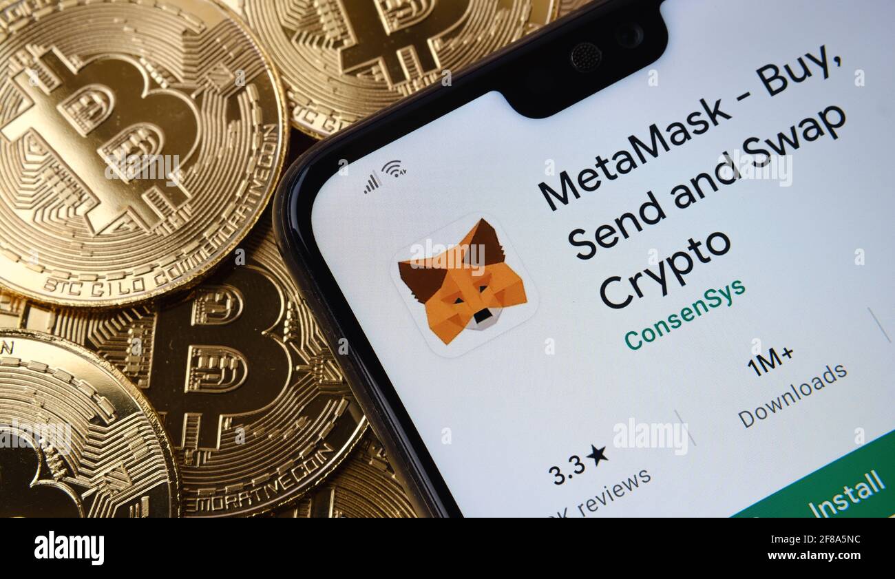 Metamask logo hi-res stock photography and images - Alamy