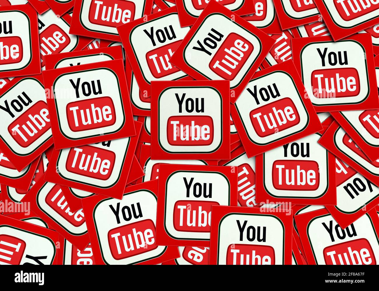 Youtube, Social Media Background Design Stock Photo - Alamy