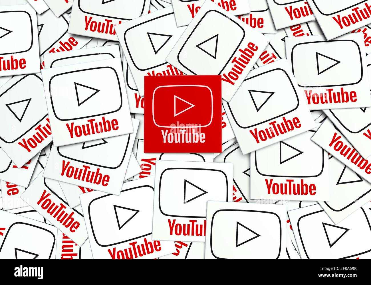 Youtube, Social Media Background Design Stock Photo - Alamy