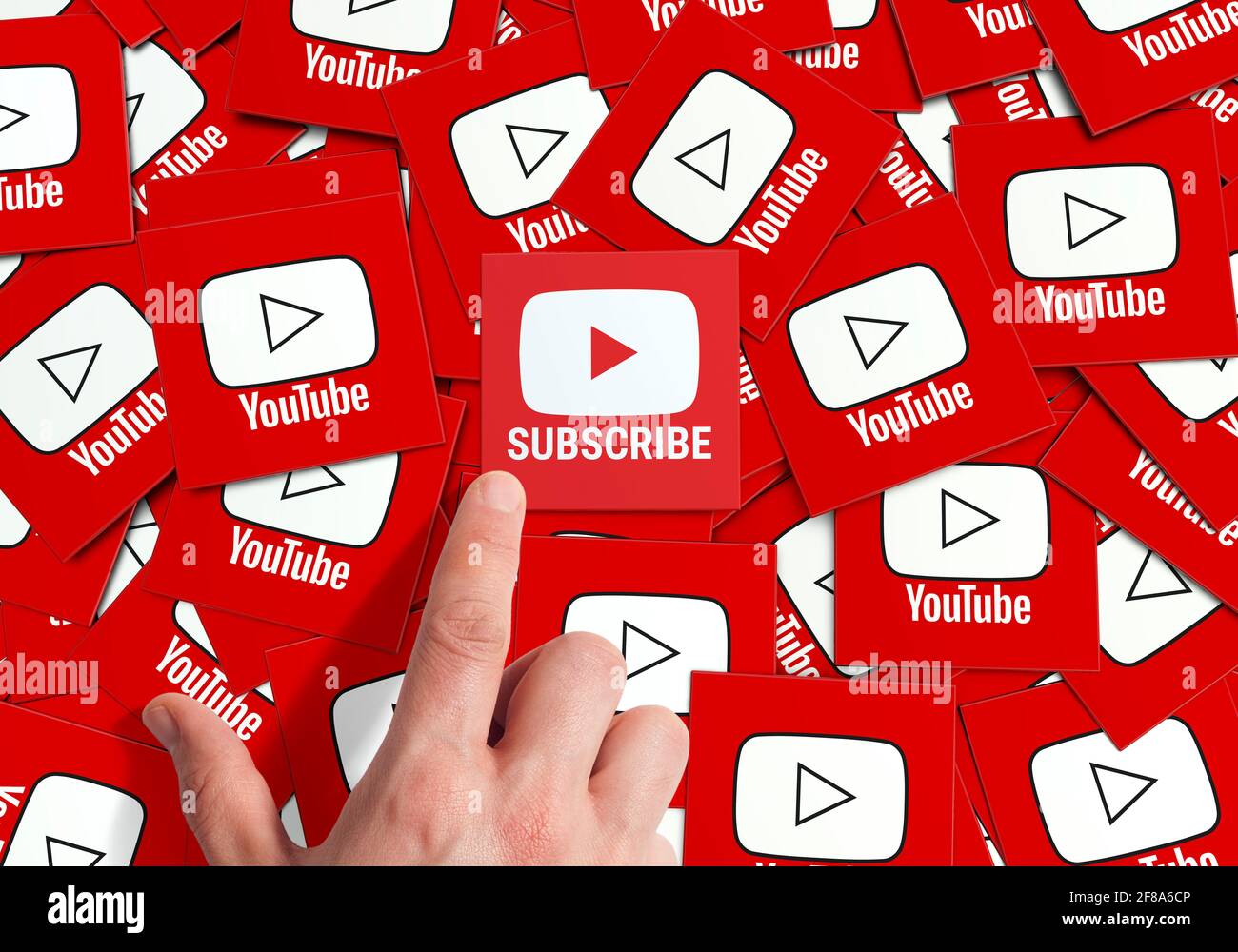 Youtube, Social Media Background Design Stock Photo - Alamy