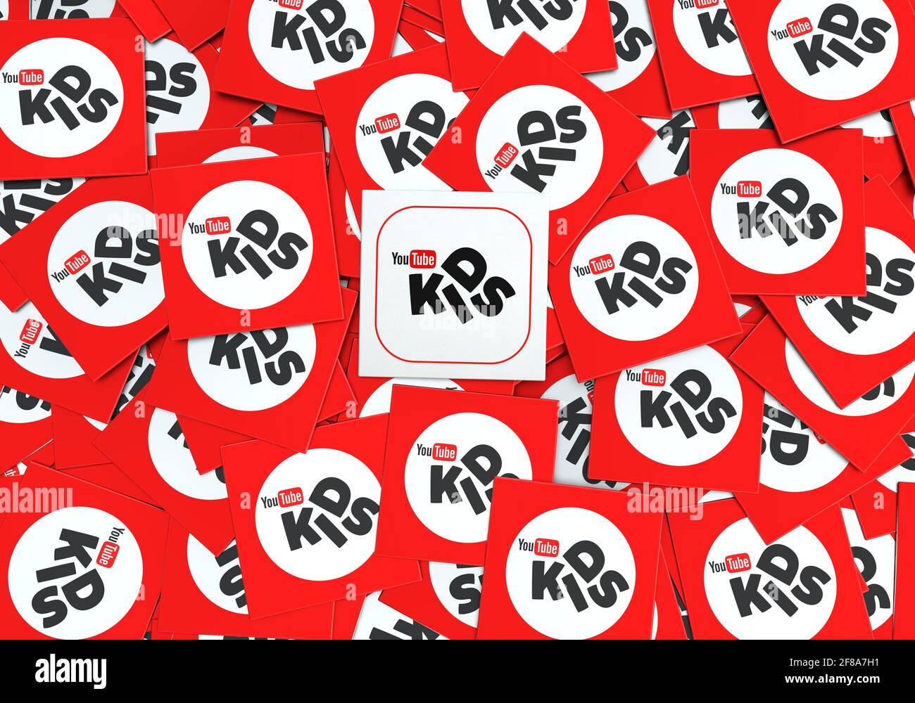 Youtube Kids, Social Media Background Design Stock Photo - Alamy