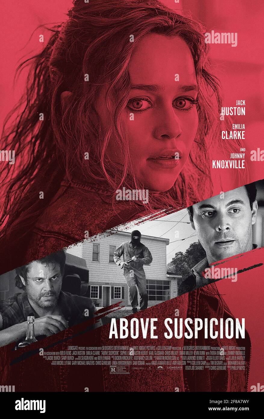 ABOVE SUSPICION, US poster, Emilia Clarke (top), bottom: Johnny ...
