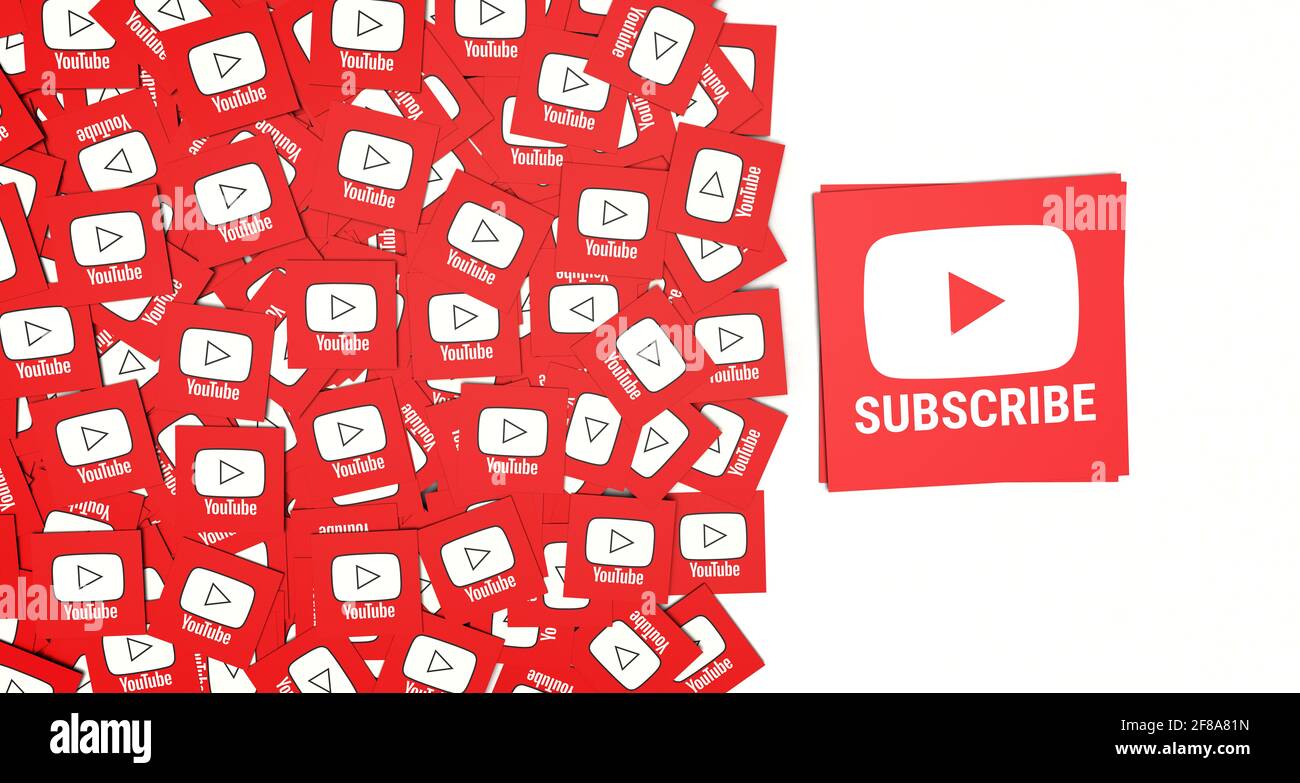 Youtube, Social Media Background Design Stock Photo - Alamy