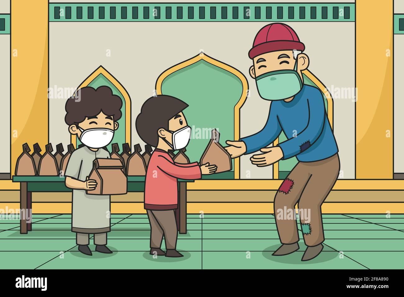 Day of Shadaqah Distribution by Children to Poor People in the ...