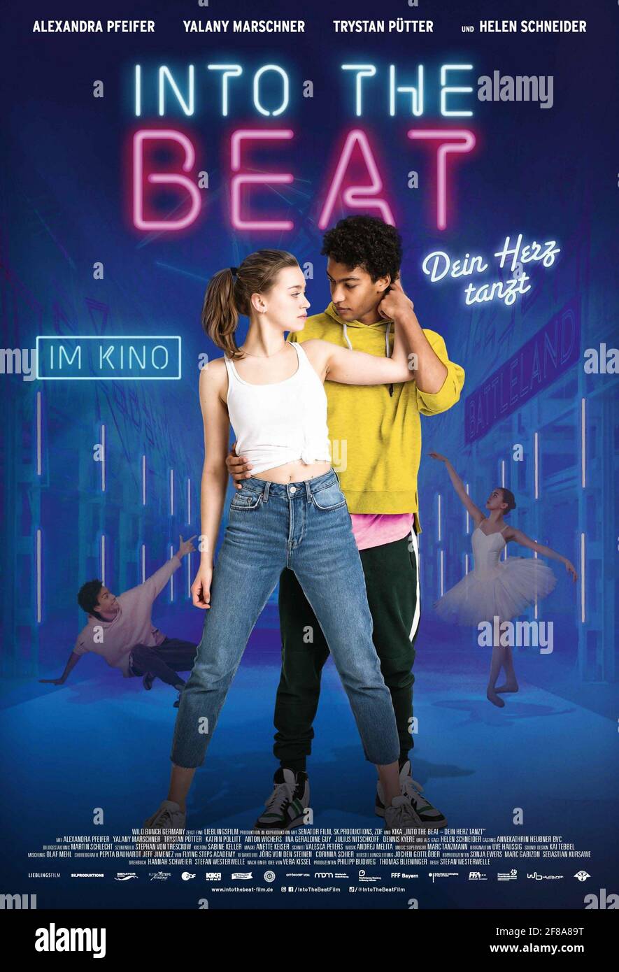 INTO THE BEAT, (aka INTO THE BEAT DEIN HERZ TANZT), German poster, from ...