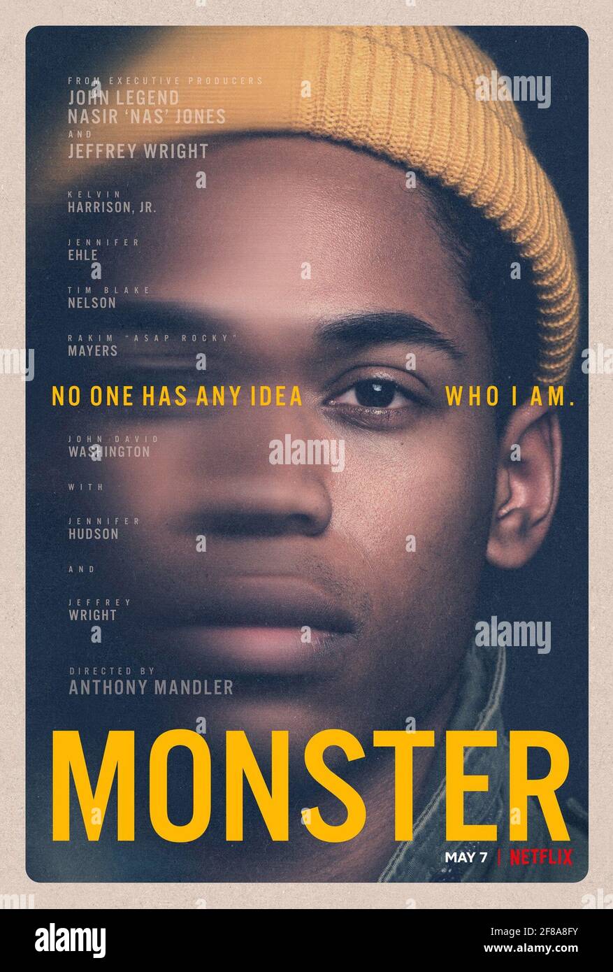 MONSTER, US poster, Kelvin Harrison Jr., 2018. © Netflix / Courtesy ...
