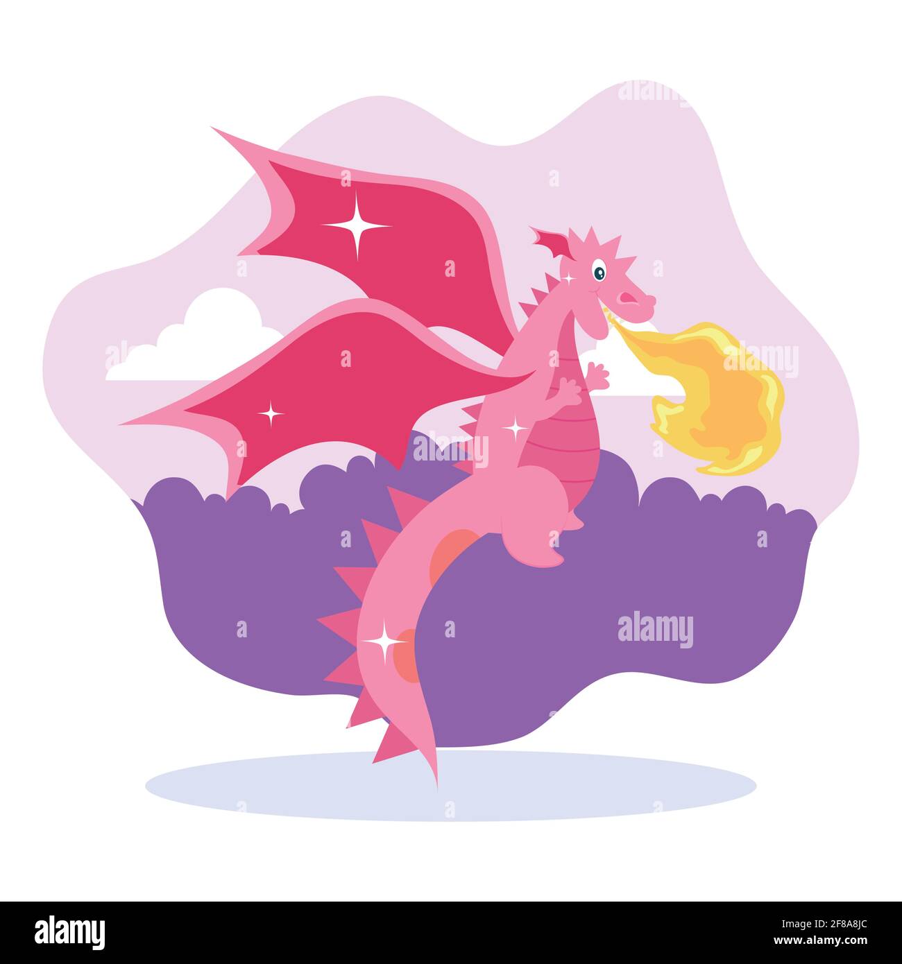 Dragon Fire Vector High Resolution Stock Photography and Images - Alamy