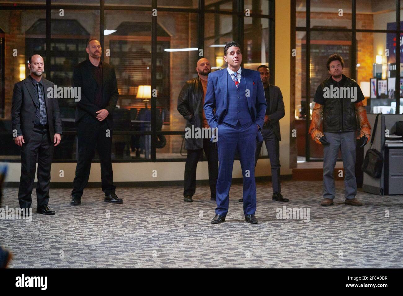THUNDER FORCE, Bobby Cannavale (center), Jason Bateman (right), 2021 ...
