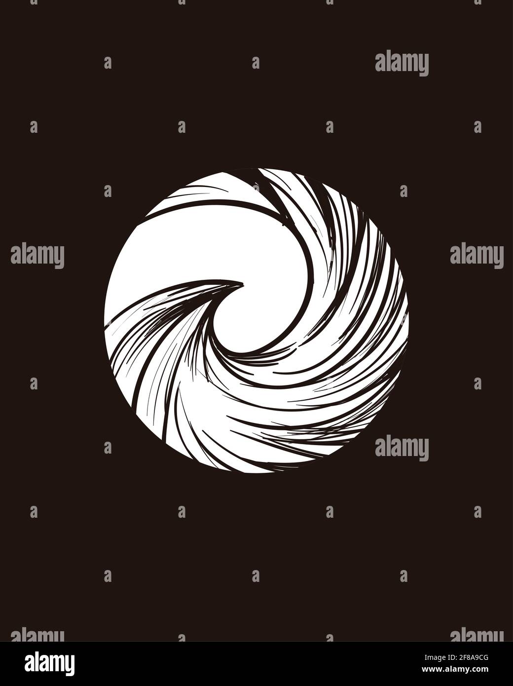 captivating trendy white circle design Stock Vector Image & Art - Alamy