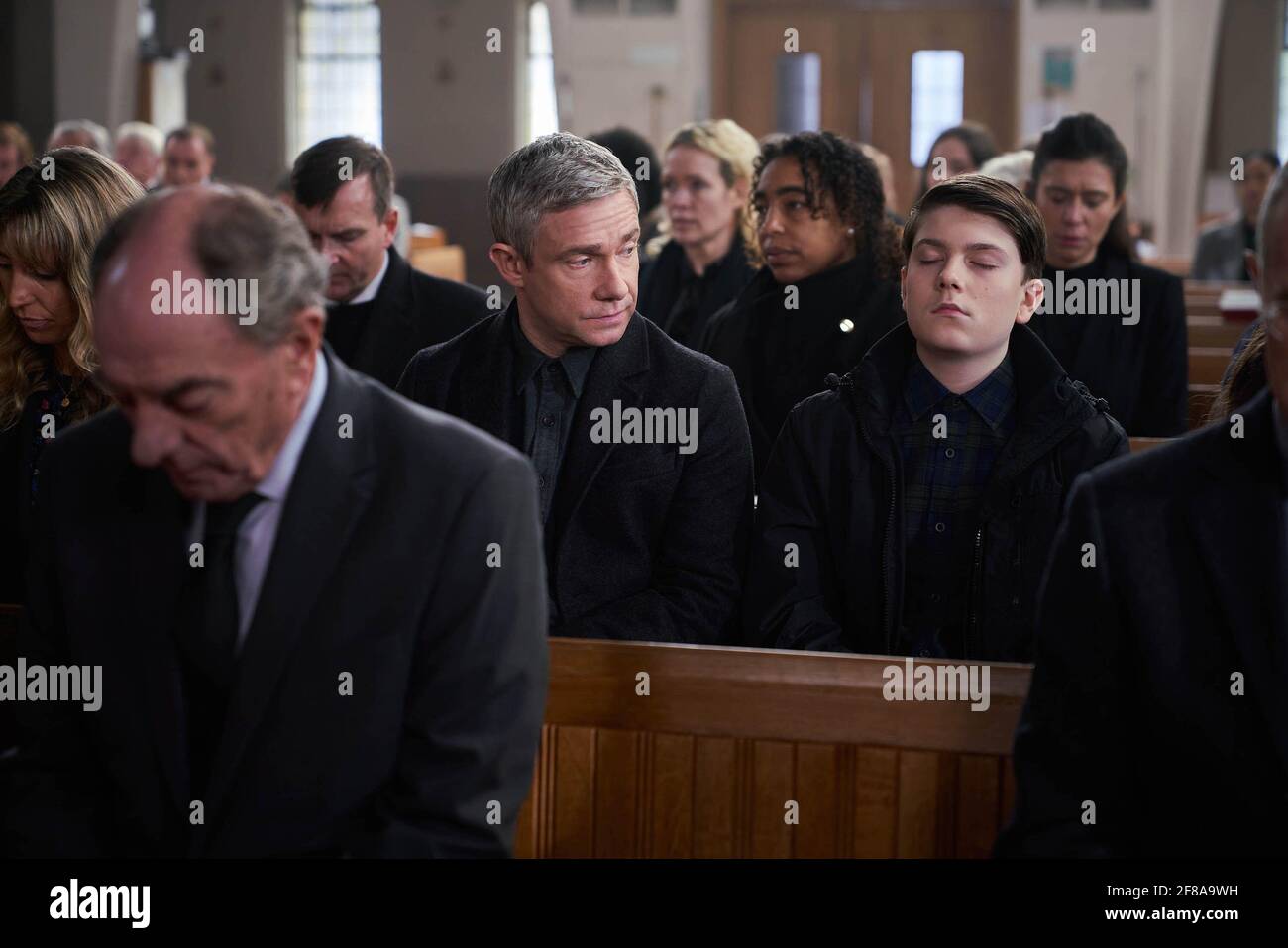 BREEDERS, from left: Daisy Haggard, Alun Armstrong, Martin Freeman ...