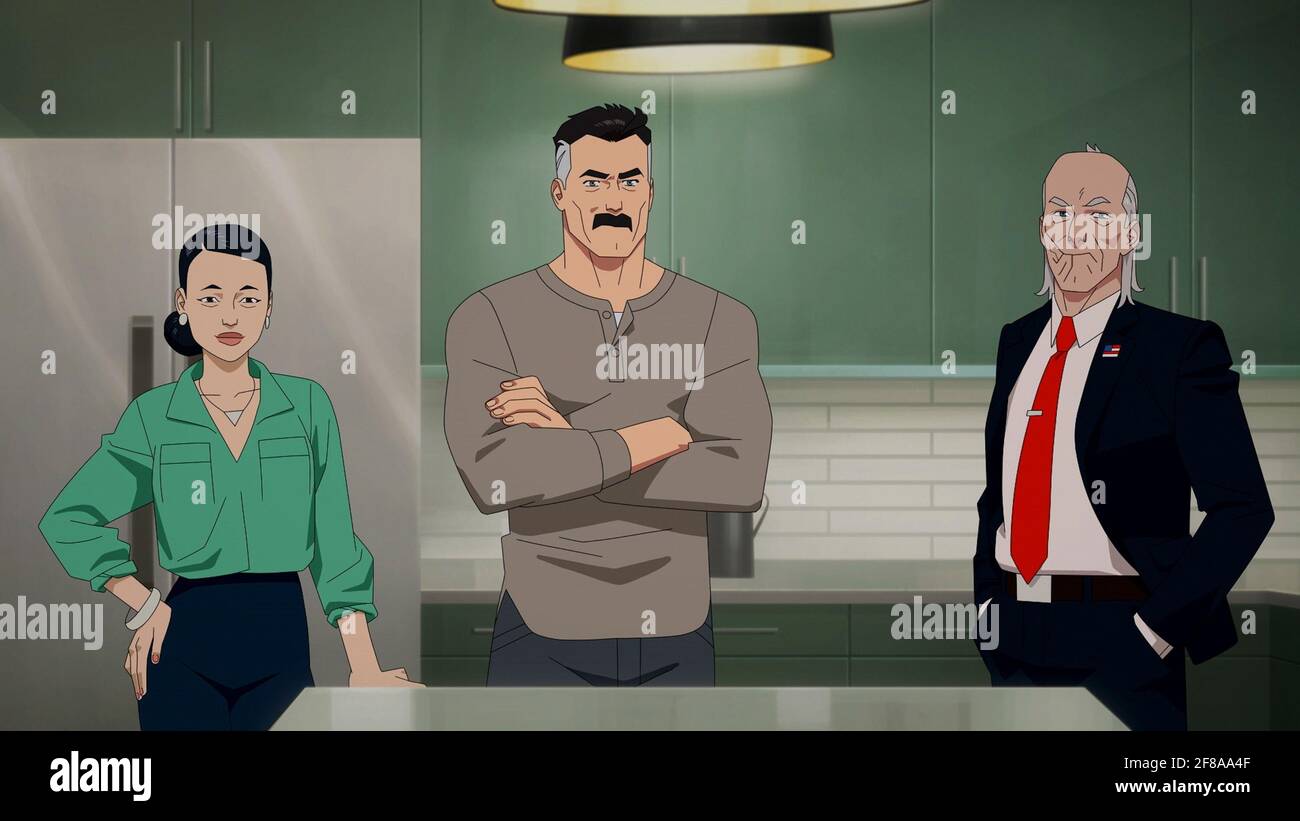 INVINCIBLE, from left: Debbie Grayson (voice: Sandra Oh), Nolan Grayson ...