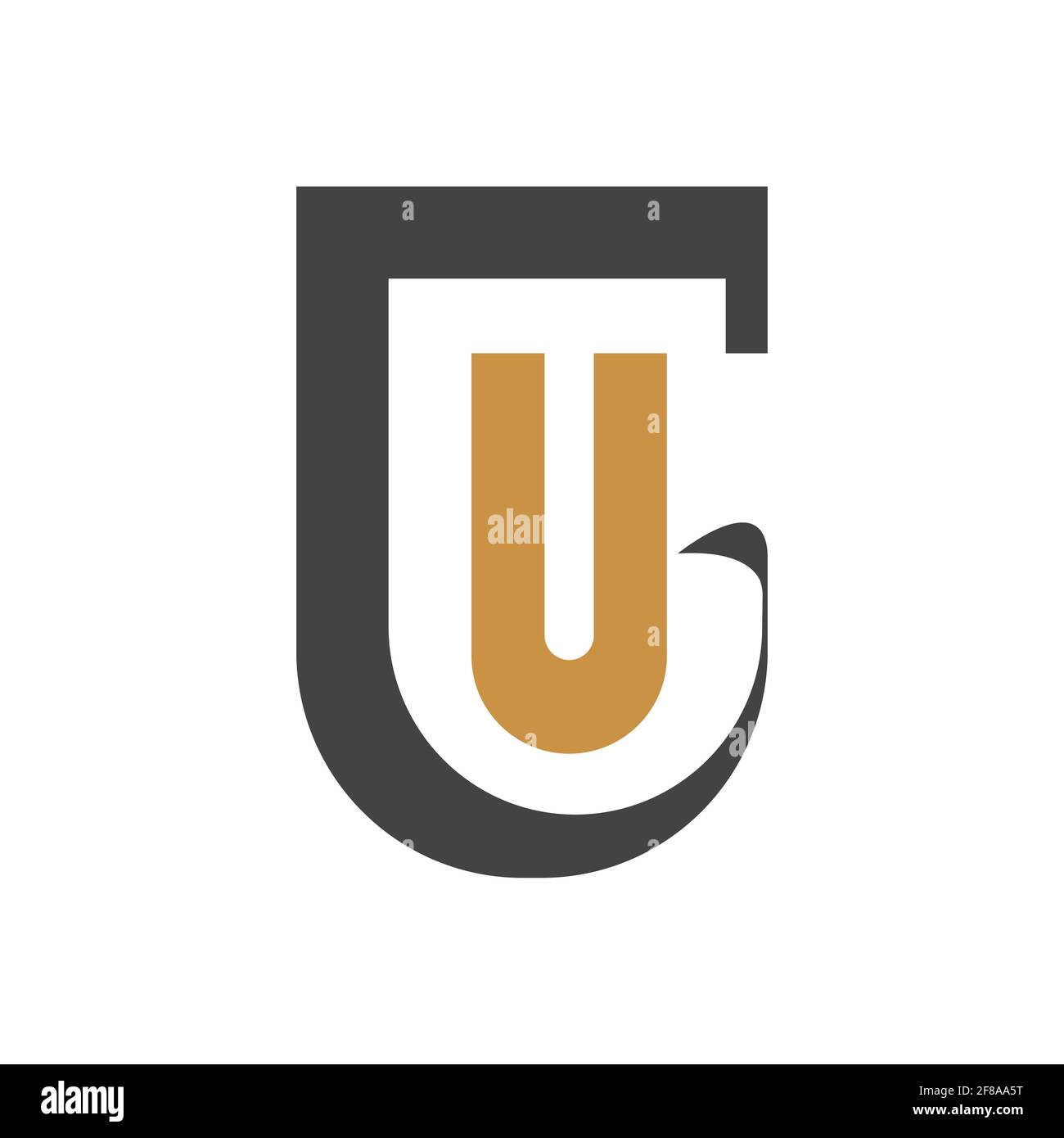 Initial ug letter logo vector template design. Creative abstract letter ...