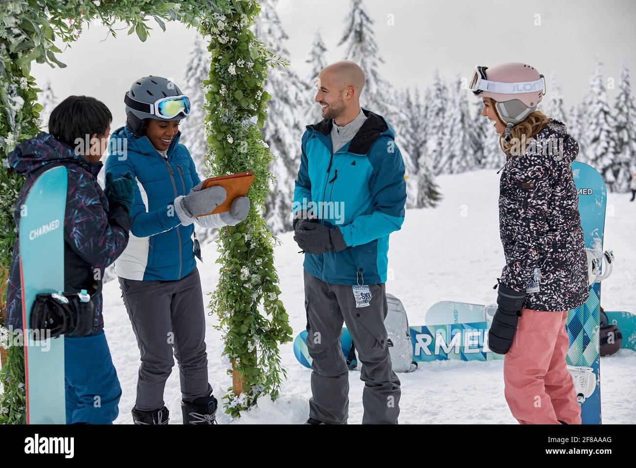 ONE PERFECT WEDDING, from left: Lossen Chambers, Rukiya Bernard, Jack ...