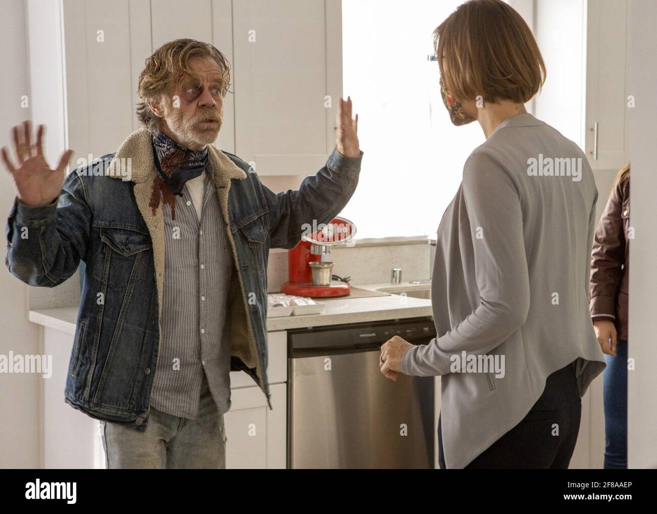 SHAMELESS, from left: William H. Macy, Beth Fraser, Two at a Biker Bar ...